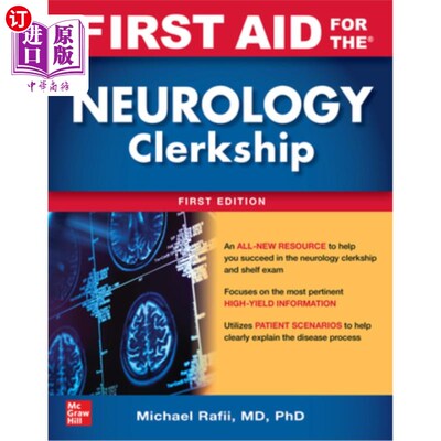 海外直订医药图书First Aid for the Neurology Clerkship 急救神经病学见习
