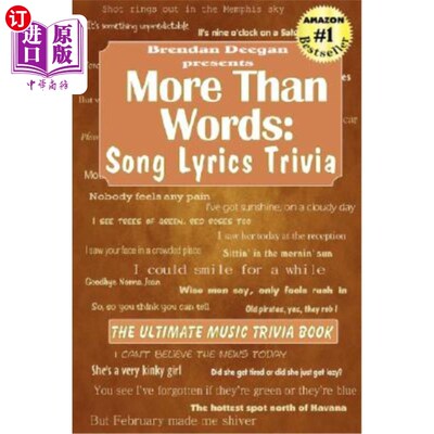 海外直订More Than Words: Song Lyrics Trivia 不止文字：歌词琐事