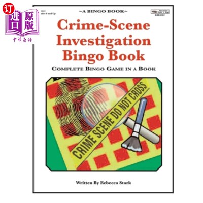 海外直订Crime-Scene Investigation Bingo Book: Complete Bingo Game In A Book 犯罪现场调查宾果游戏书：在一本书中完成