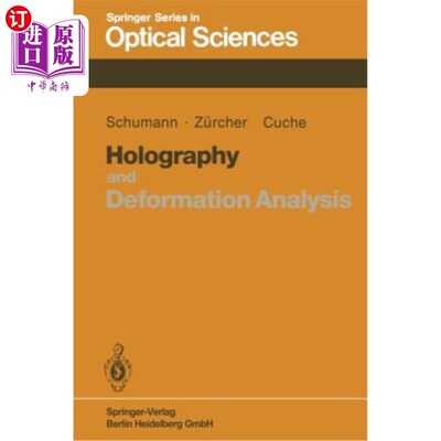 海外直订Holography and Deformation Analysis 全息摄影与变形分析