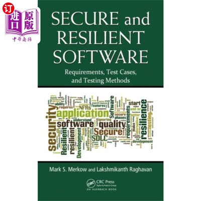 海外直订Secure and Resilient Software 安全和弹性软件