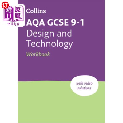 海外直订Aqa GCSE 9-1 Design & Technology Workbook: Ideal for Home Learning, 2023 and 202 Aqa GCSE 9