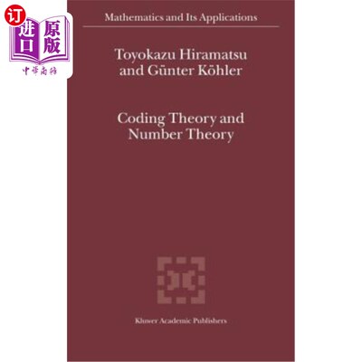 海外直订Coding Theory and Number Theory 编码理论和数论