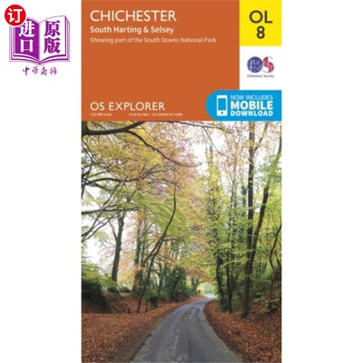 海外直订Chichester, South Harting & Selsey 奇切斯特，南哈廷和塞尔西