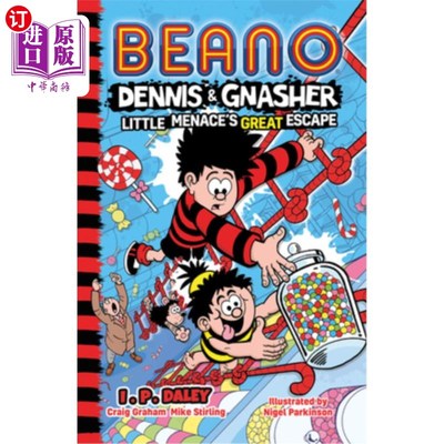 海外直订Beano Dennis & Gnasher: Little Menace's Great Escape Beano Dennis & Gnasher:《小威胁的大逃亡
