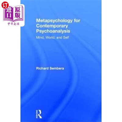 海外直订Metapsychology for Contemporary Psychoanalysis 当代精神分析的元心理学