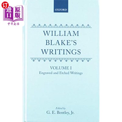 海外直订William Blake's Writings 威廉·布莱克的作品