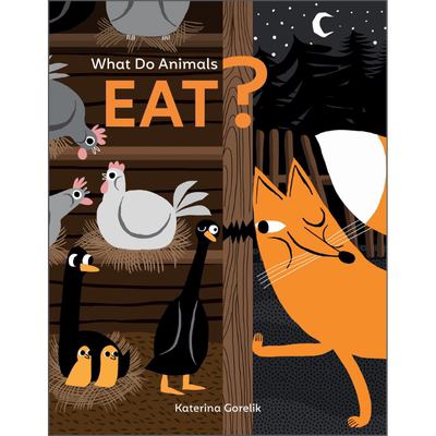 好奇的生物 动物吃什么 What Do Animals Eat 英文原版 儿童纸板书 早教认知绘本 幼儿动物图画书 亲子绘本 进口【中商原版】