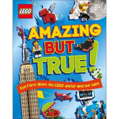 LEGO Amazing But True Fun Facts DK 乐高世界的真与假 英文原版 进口图书 儿童绘本 积木百科故事图画书 7-11岁【中商原版?