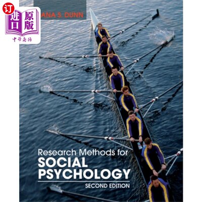 海外直订Research Methods for Social Psychology, Second E... 社会心理学研究方法，第二版