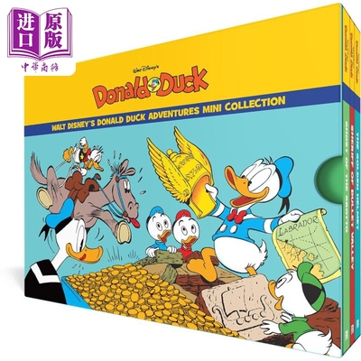 预售 华特迪士尼唐老鸭历险记迷你系列 Walt Disney Donald Duck Adventure Mini Collection 英文原版 Carl Barks【中商原版】