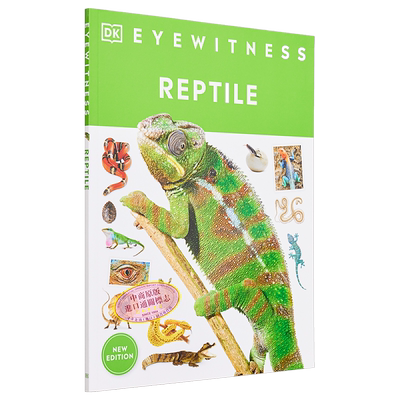 Eyewitness系列 爬行动物百科 Eyewitness Reptile DK Eyewitness 英文原版 科学百科 动物 自然科学【中商原版】