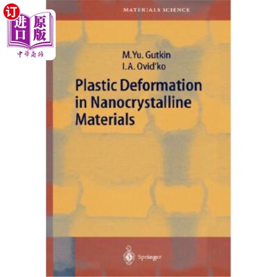 海外直订Plastic Deformation in Nanocrystalline Materials 纳米晶材料的塑性变形
