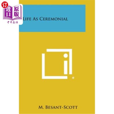 海外直订Life as Ceremonial 礼仪生活