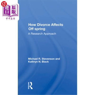 海外直订How Divorce Affects Offspring: A Research Approach 离婚如何影响子女:一种研究方法