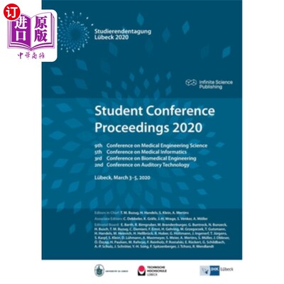 海外直订Student Conference Proceedings 2020: 9th Conference on Medical Engineering Scien 2020年学生会议记录：第九届