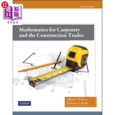 海外直订Mathematics for Carpentry and the Construction Trades 木工和建筑行业的数学