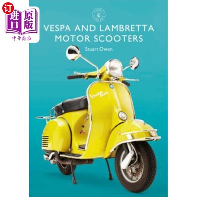 海外直订Vespa and Lambretta Motor Scooters Vespa和Lambretta摩托车