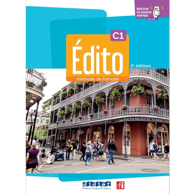 【法文版】青少儿法语教材 2022-2024版 Edito C1 学生用书+练习册+didierfle C1 EDITO C1 LIVRE + CAHIER 原版【中商原版】