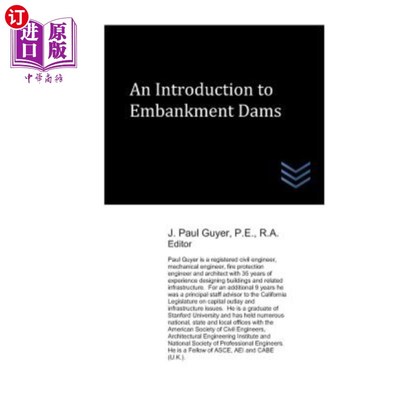 海外直订An Introduction to Embankment Dams 堤坝简介