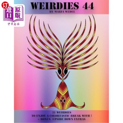 海外直订Weirdies 44: Color A Weirdie A Day ! 怪人44：每天给怪人涂颜色！