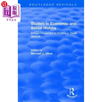 海外直订Studies in Economic and Social History: Essays Presented to Professor Derek Aldc 经济和社会史研究:德里克·奥
