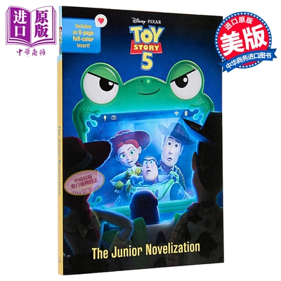 玩具总动员5青少年小说英文原版 toy story 5 junior novelization 玩具总动员5周边玩具总动员周边书 disney pixar top toy