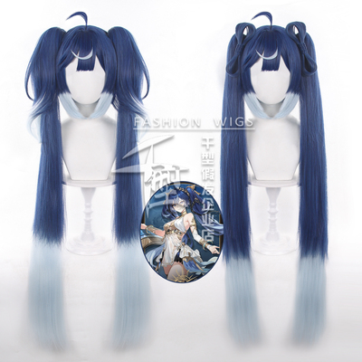 千型鸣潮尤诺cos假发