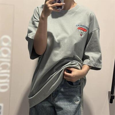阿迪达斯26新款男女 BLOCKED SS 运动休闲短袖T恤KY5737 KY5738
