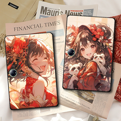 适用一加Pad2Pro平板保护套OnePlusPad3Pro软壳GO定制轻薄复古风国潮女孩ins风单面无盖简约