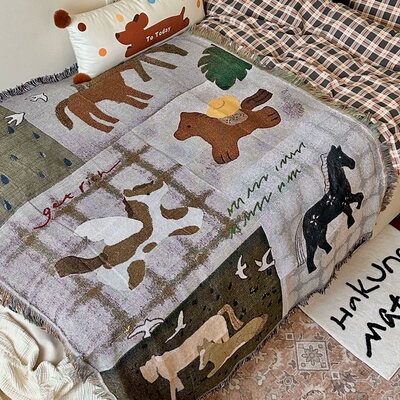 MhappyManner逐梦追光小马挂毯