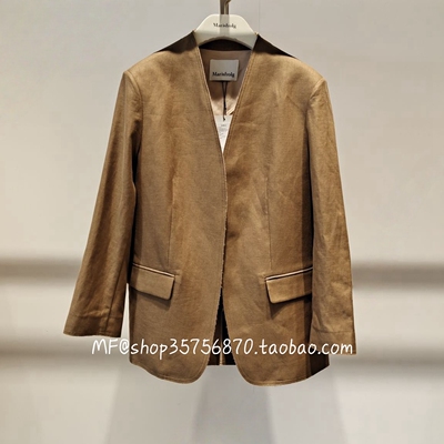 MF玛菲2026春亚麻极简外套
