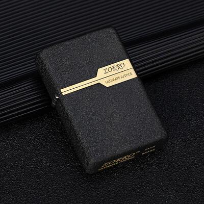 ZORRO佐罗煤油打火机防风创意黄铜个性定制双头标送男友新款老式