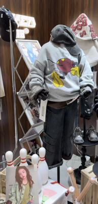 Kiki家25冬清货大童加绒圆领卫衣 韩版品牌洋气卡通米奇印花上衣