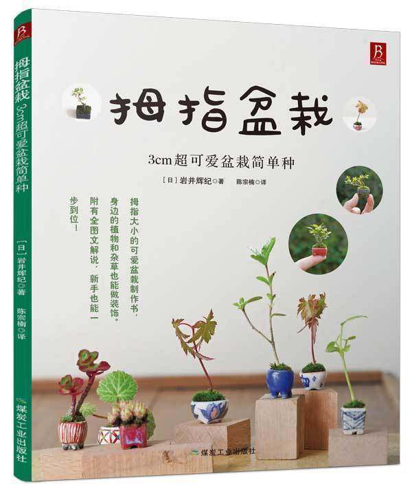 养花书 拇指盆栽-3cm可爱盆栽简单种 盆栽花卉 彩图版养花卉盆栽培技巧 生活家庭的花园养花工具指南书籍