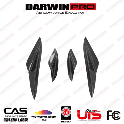 DarwinPRO  宝马M3 E92 E93改装包围KARZTEC 碳纤维前杠风刀导流