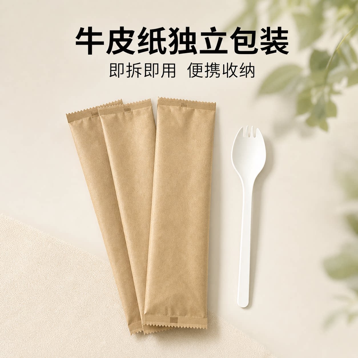 食品级一次性叉勺独立包装即用即开干净卫生蛋糕甜品生日聚会餐具