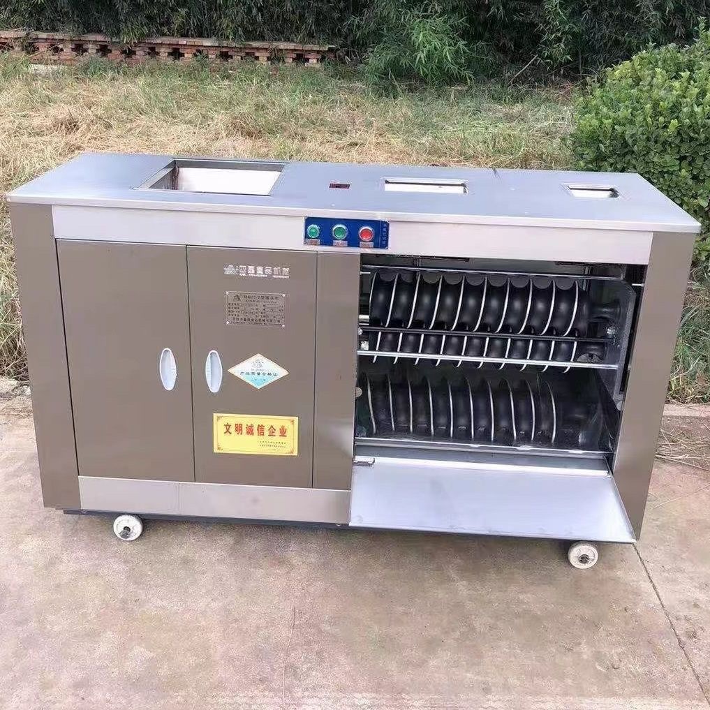 商用馒头机不锈钢馒头机不粘对辊馒头成型机圆馒头机_虎窝淘