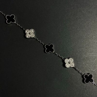 四叶草锆石手链轻奢小众百搭