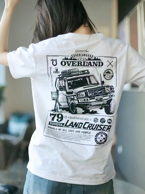 越野江湖丰田汽车lc79流行t恤