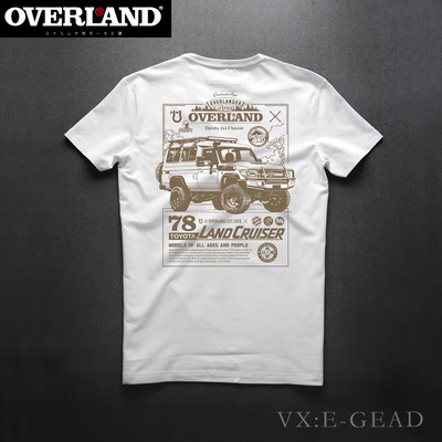 越野江湖修身大码短袖潮