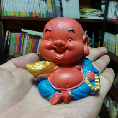 上色彩绘工艺品手把件小木雕