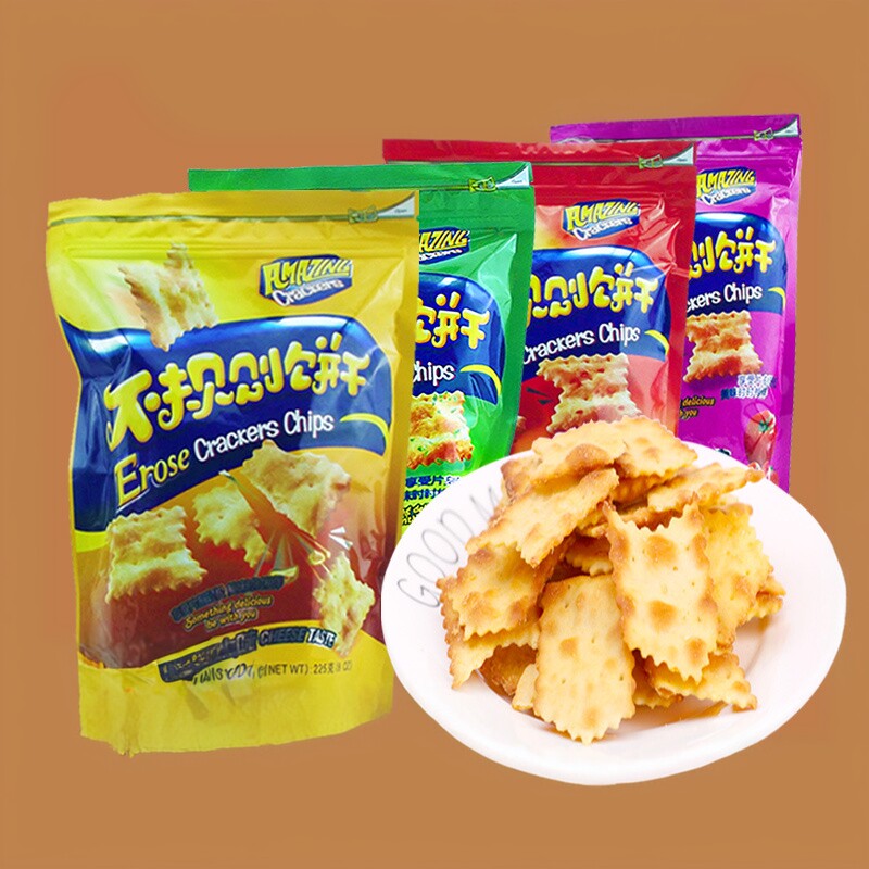 味之旅黑松露培根不规则苏打饼干咸味芝士鱼子酱225g解馋的小零食