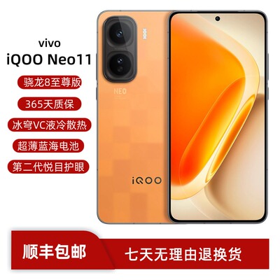 iQOO Neo11 骁龙8至尊版电竞游戏手机 大电池液冷散热护眼珠峰屏