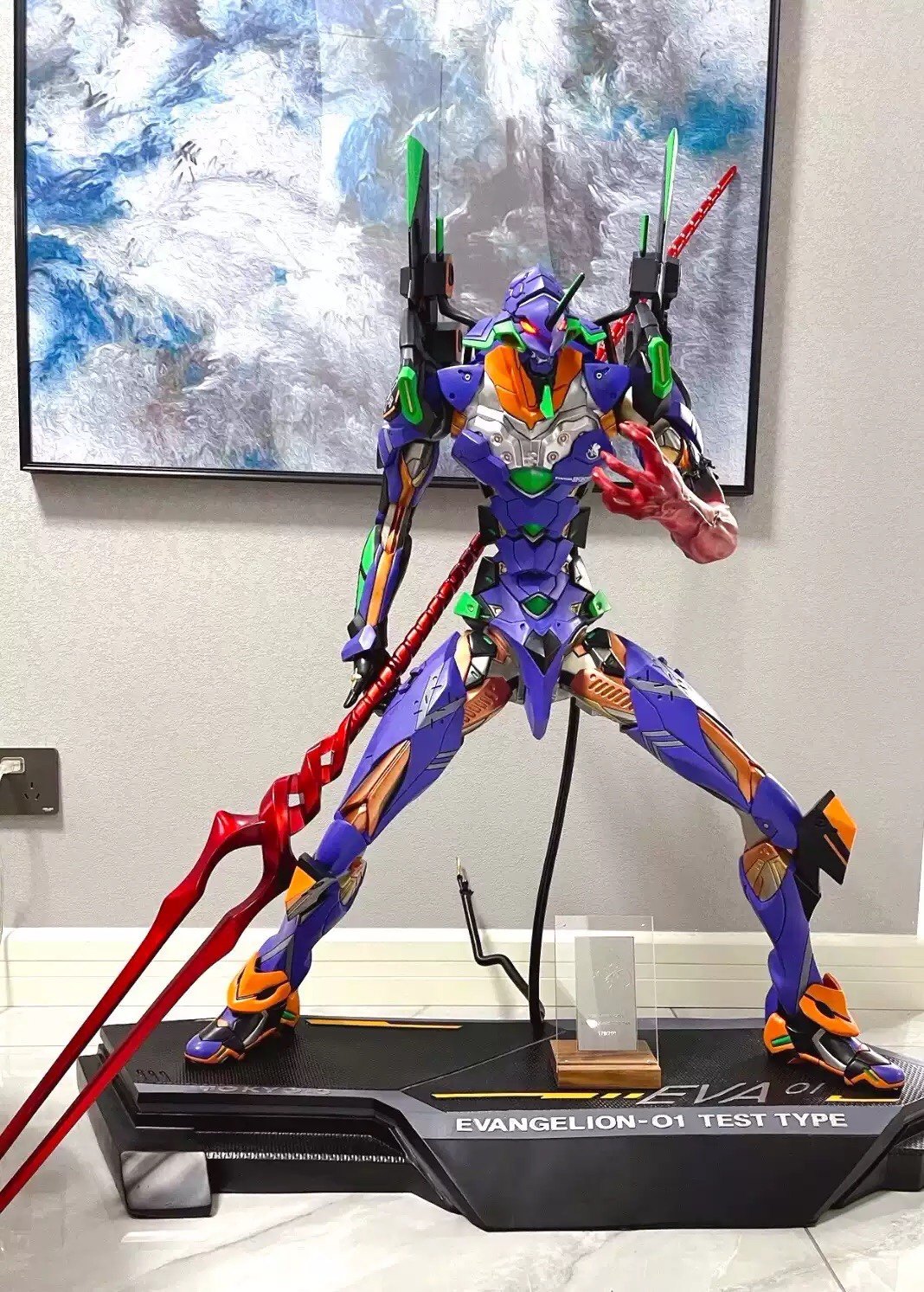 一米初号机EVA新世纪福音战士01号机初号机私人订制GK雕像手办_虎窝淘