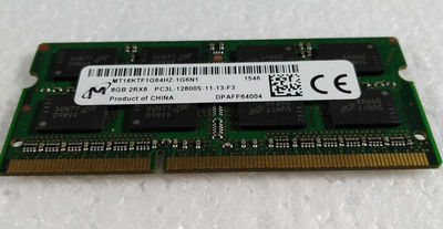 镁光 DDR3L 8G 1600Mhz PC3L-12800S 低压笔记本内存