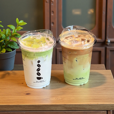 一次性95口径加高冷饮杯直饮盖