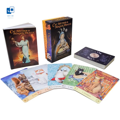 进口正版 奇异猫咪神谕卡Cat Mythos Magick Oracle 桌游卡牌