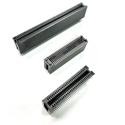 WingTAT野口 1.27mmPCI总线插座 4P 立贴金手指插槽 无耳