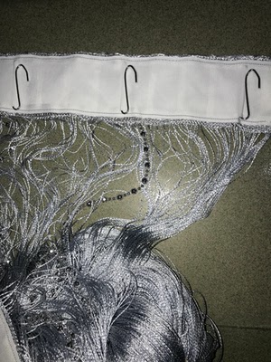 窗帘门帘帘子布带挂钩加工不含